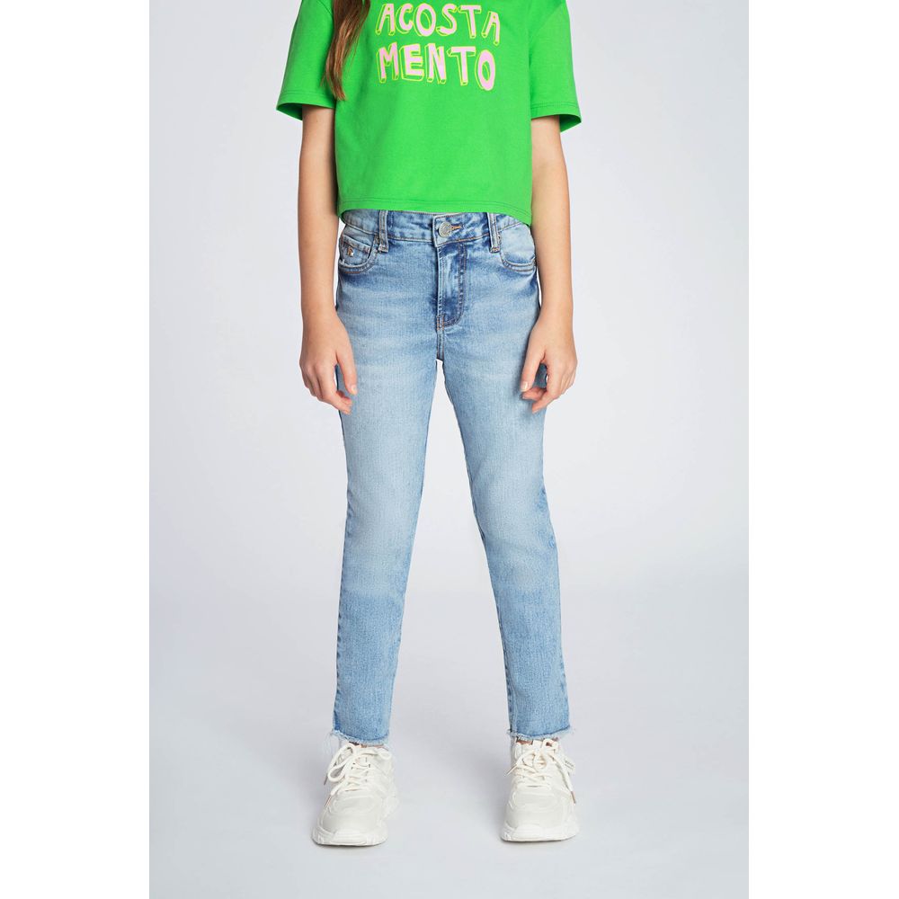 Calça Jeans Skinny Menina Acostamento Kids - Acostamento